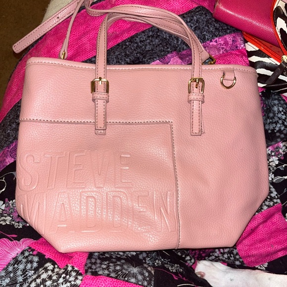 Steve Madden | Bags | Steve Madden Pink Crossbody Bag With Minimalist ...